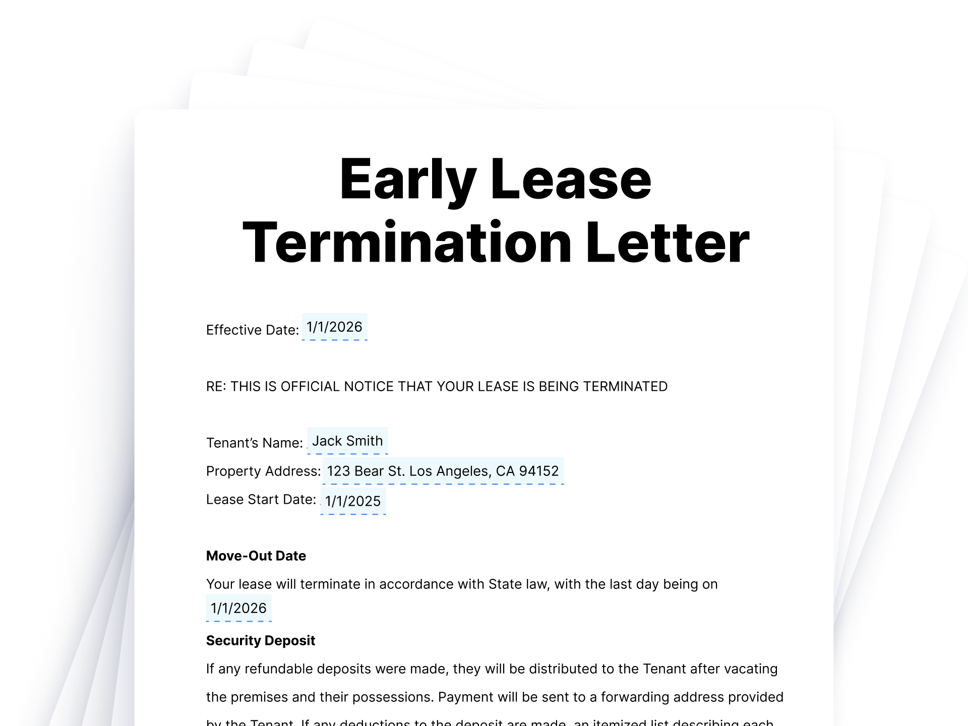 Early Termination - RocketRent