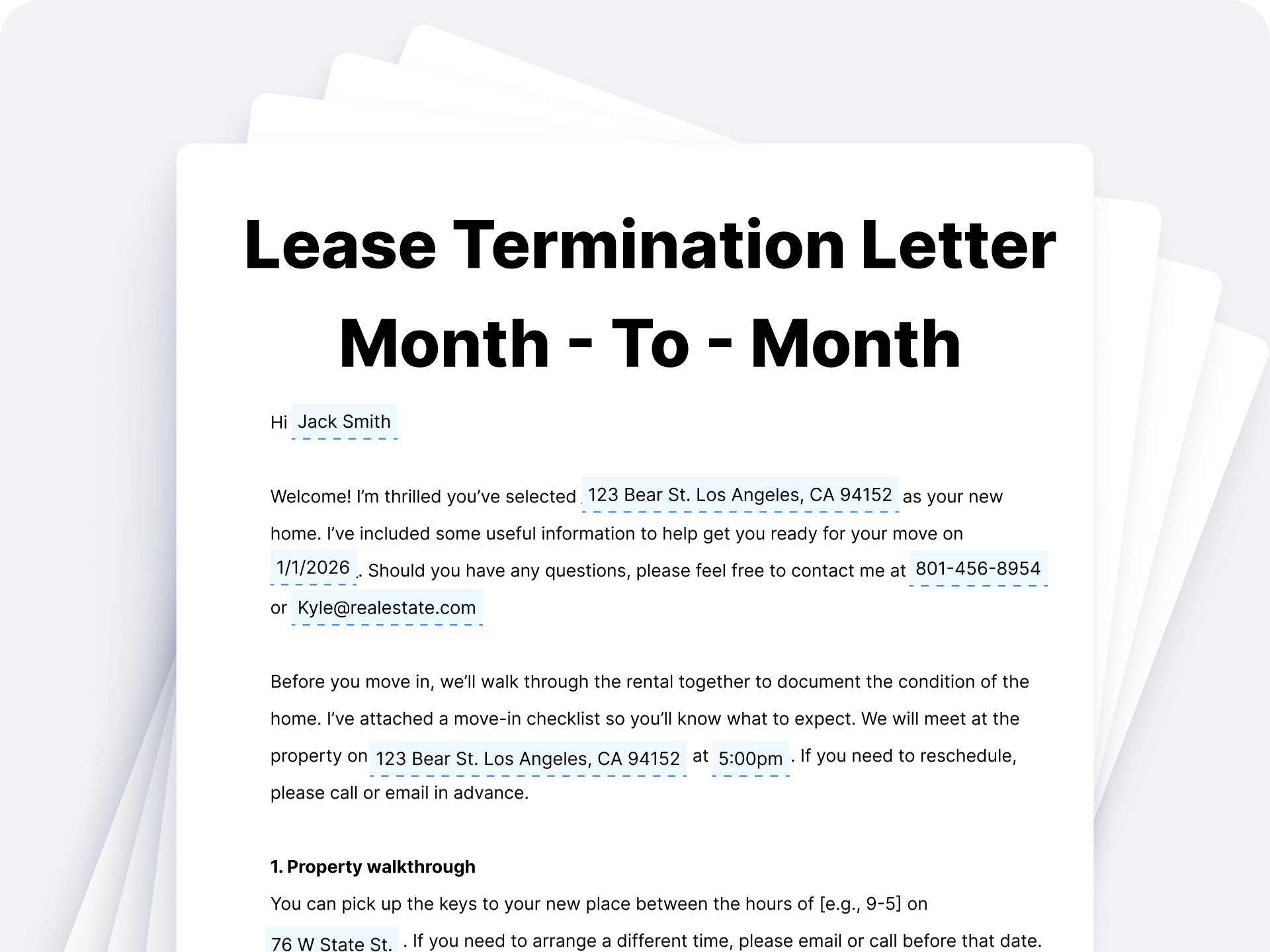 Termination Letter For Month-To-Month Lease - RocketRent